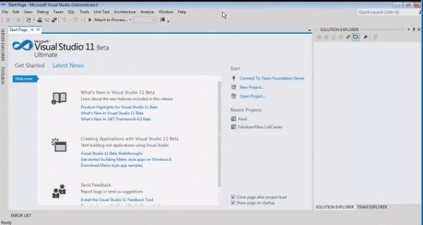 Microsoft Visual Studio 11, .NET 4.5 betas launch on Feb. 29, too - BetaNews