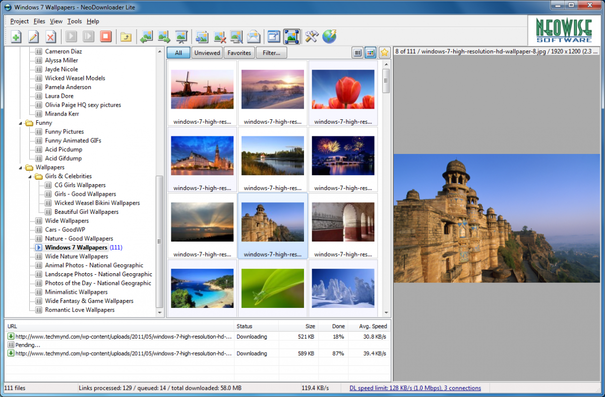 Quickly download entire web galleries with NeoDownloader Lite - BetaNews