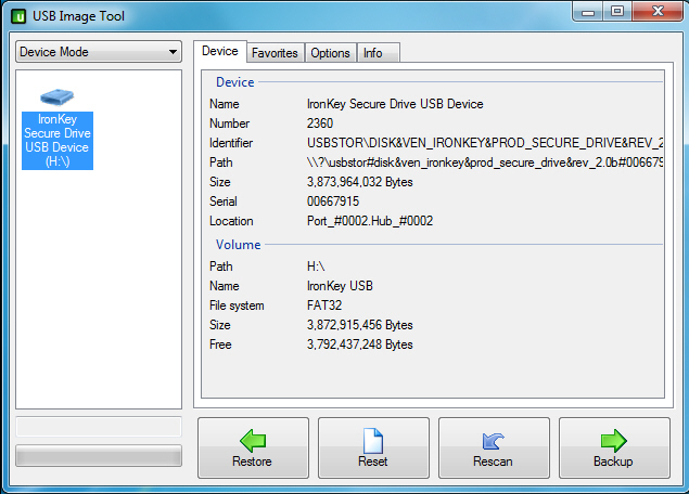 Back up all types of USB drive with USB Image Tool - BetaNews