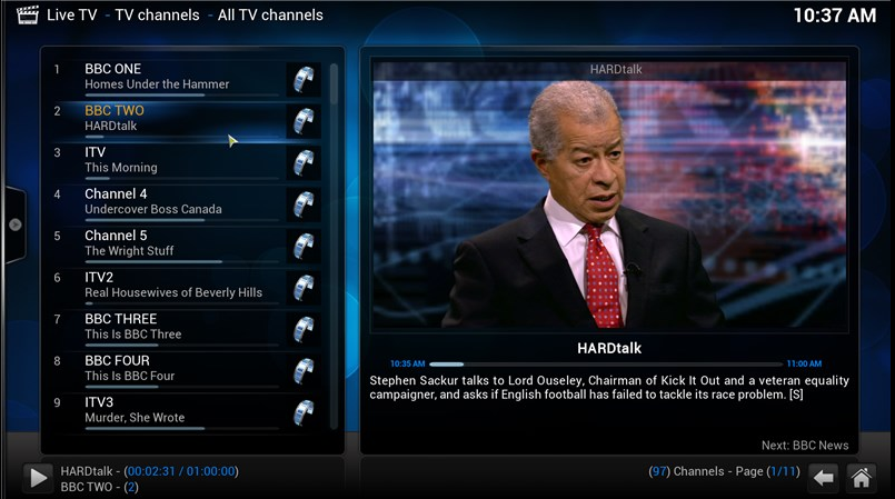 Get live TV and PVR working in XBMC - BetaNews