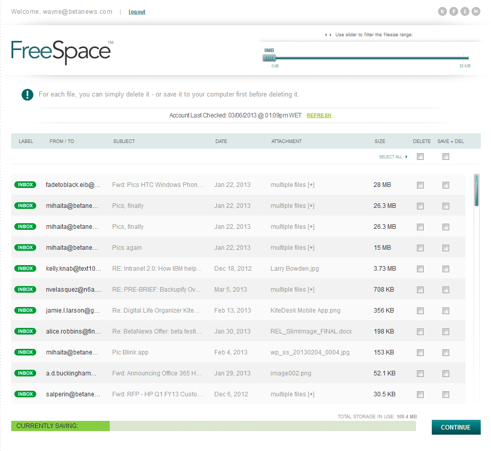 Running out of space in your Google Apps Gmail account? FreeSpace ...