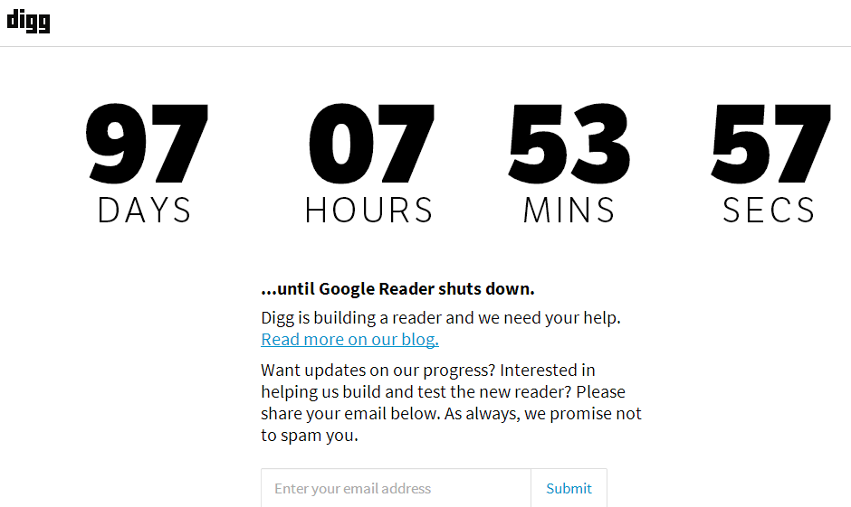 Digg details Reader replacement - BetaNews