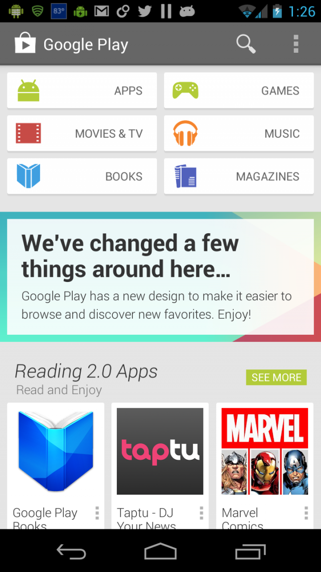 Google Play 4 app rolls out - BetaNews