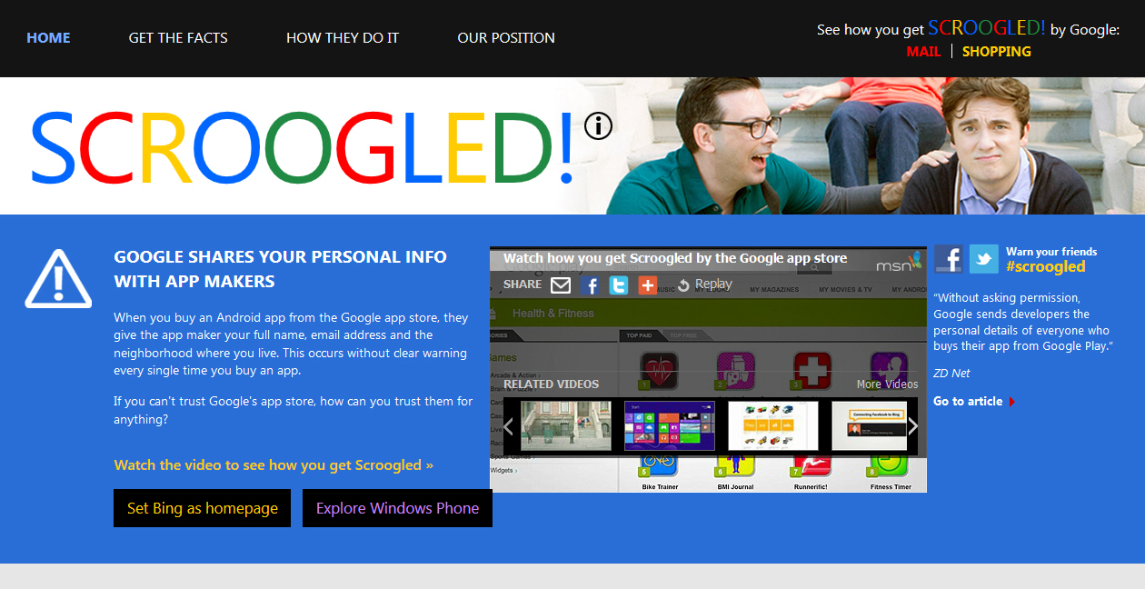 Microsoft continues its childish attacks on Google - BetaNews