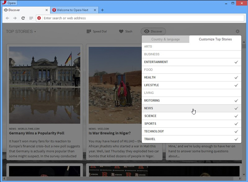 Opera browser takes a radical left turn with Opera Next 15 - BetaNews