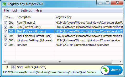 Registry Key Jumper lets you quickly access any registry key - BetaNews