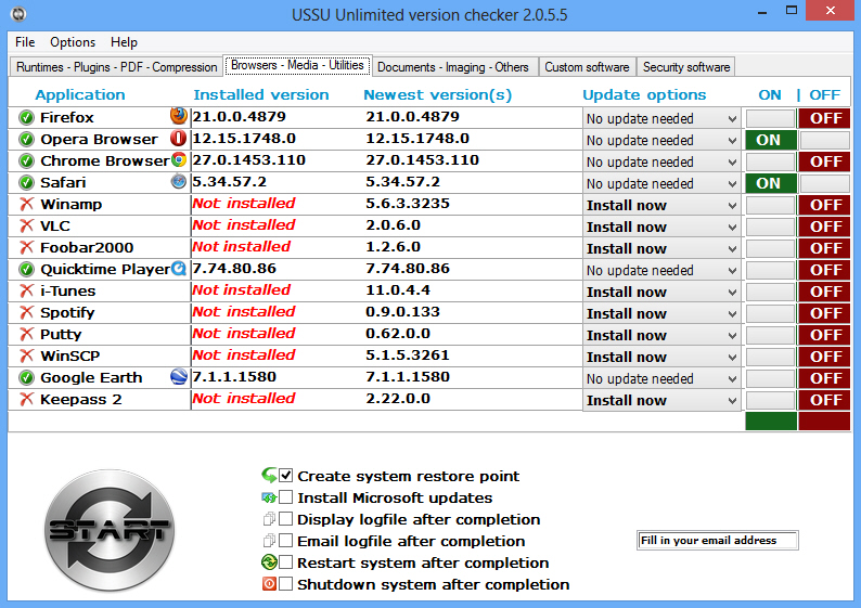 USSU Unlimited automatically keeps Windows programs up-to-date - BetaNews