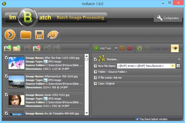 ImBatch adds image batch renaming - BetaNews