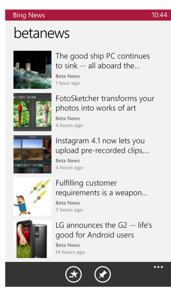Bing apps for Windows Phone 8 - Microsoft delivers the goods - BetaNews
