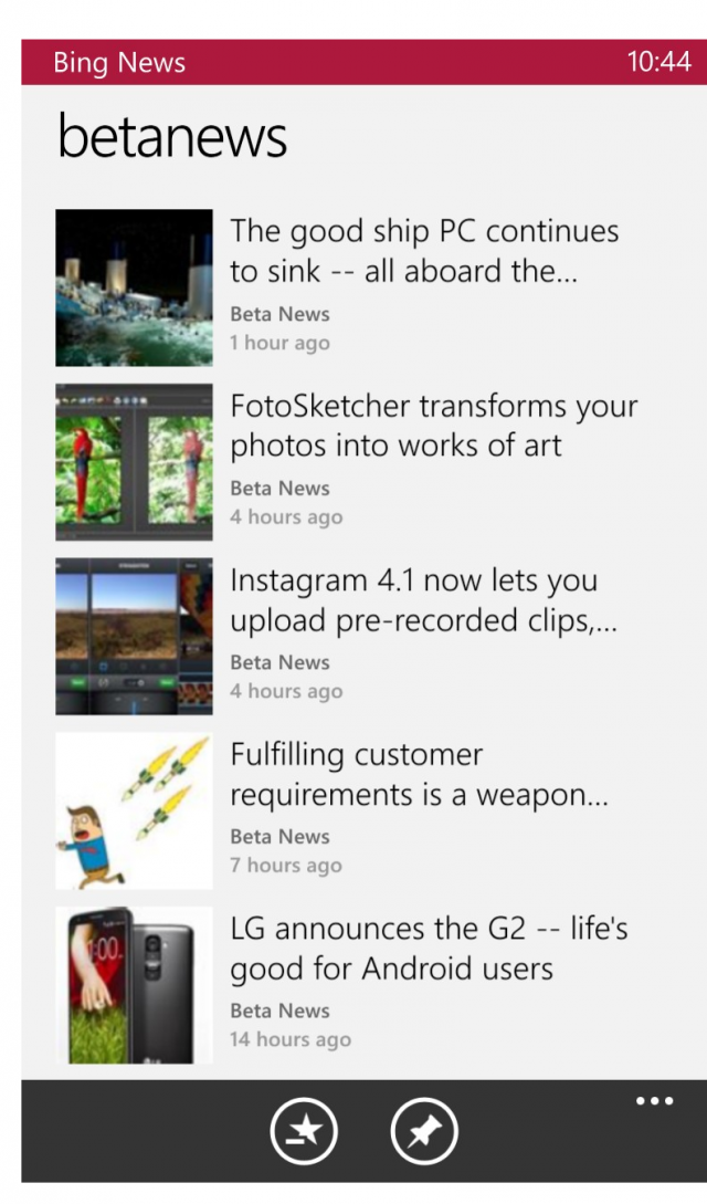 Bing apps for Windows Phone 8 - Microsoft delivers the goods - BetaNews