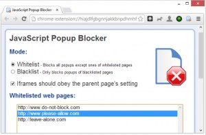 Eliminate pop-ups and pop-unders with Chrome’s JavaScript Popup Blocker ...