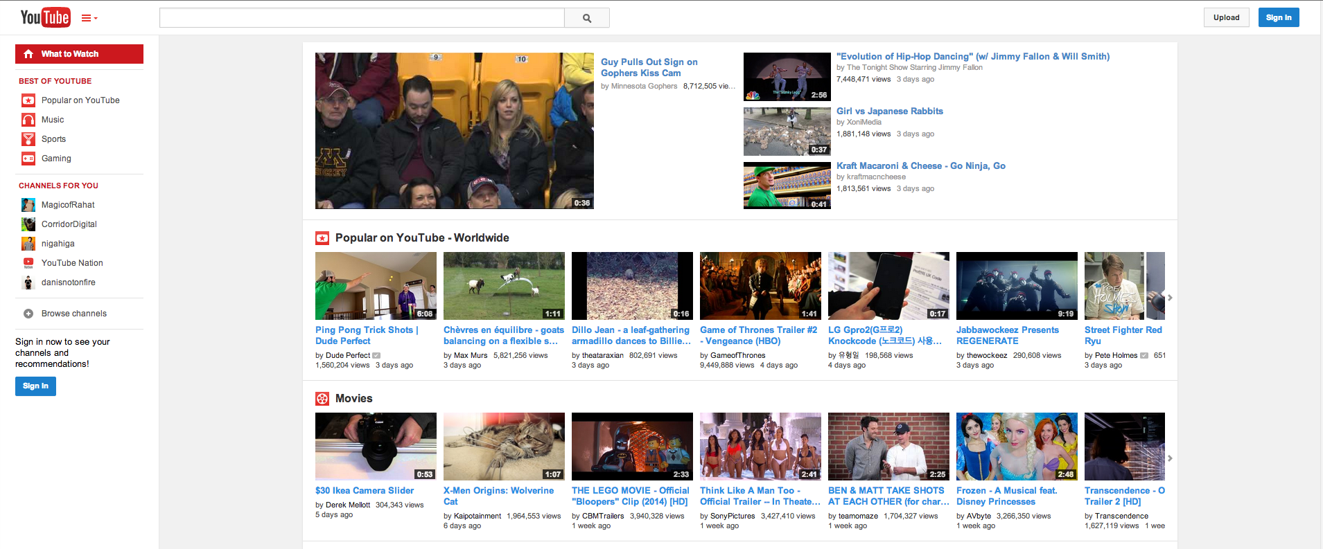 YouTube now adapts layout to larger displays - BetaNews