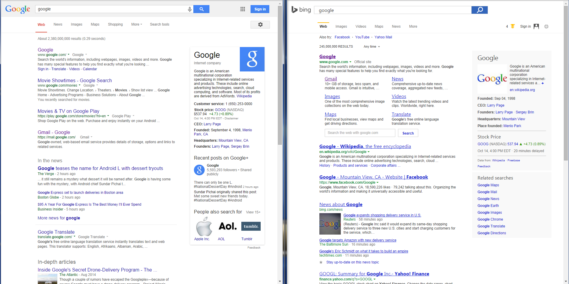 Is Microsoft trying to confuse users by having Bing look like Google ...