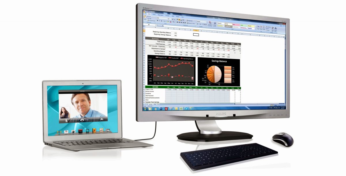 Philips launches full HD display with easy one-plug access - BetaNews