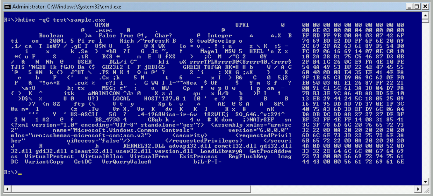 HexDive Finds Interesting Strings In Binary Files