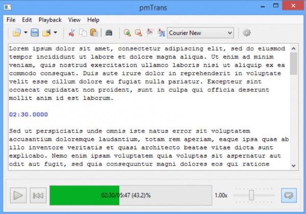 Quickly Transcribe Audio Files With PmTrans