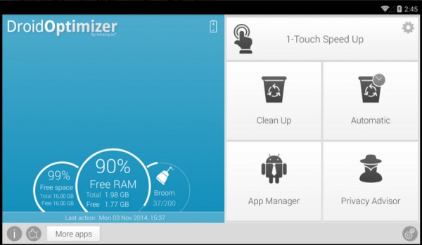 Clean up Android devices with the (ad) free Droid Optimizer - BetaNews