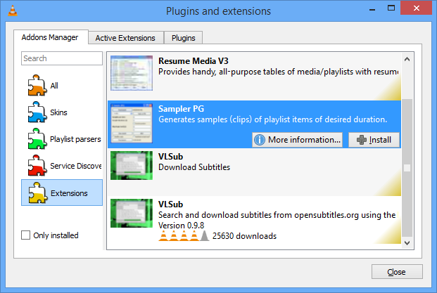 VLC 2.2.0 adds extension manager, resume playback, auto-rotate - BetaNews