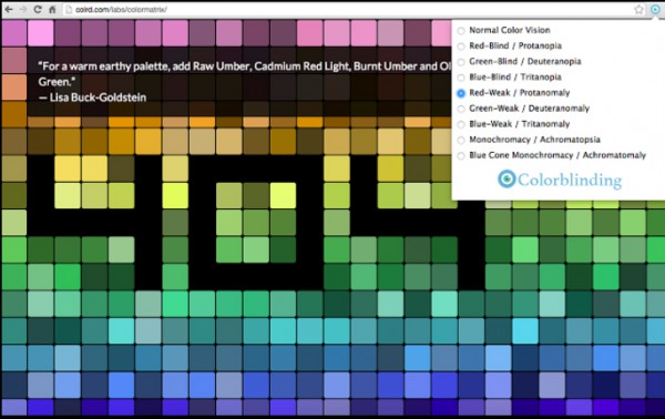 Colorblinding shows how websites look to the color blind - BetaNews