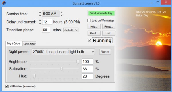 SunsetScreen dims your PC screen at night - BetaNews