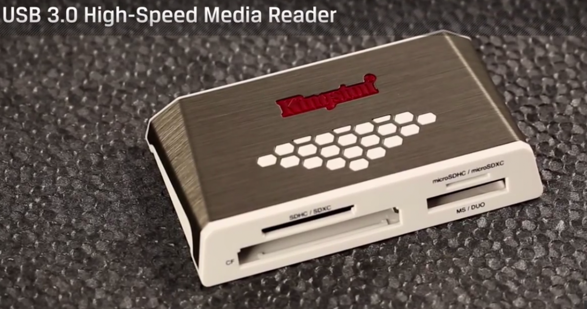 Kingston announces USB 3.0 FCR-HS4 High-Speed All-In-One Media Reader ...