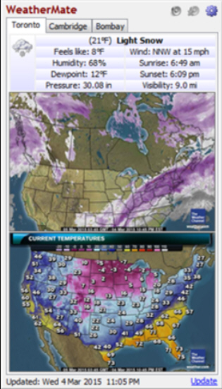WeatherMate now portable, supports 100+ US weather maps - BetaNews