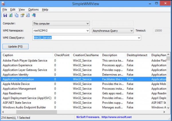 NirSoft announces SimpleWMIView - BetaNews