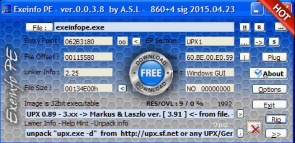 Investigate suspect files with Exeinfo PE - BetaNews