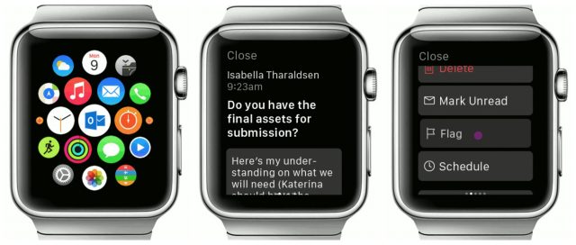 Outlook for Apple Watch is the future of Microsoft - BetaNews