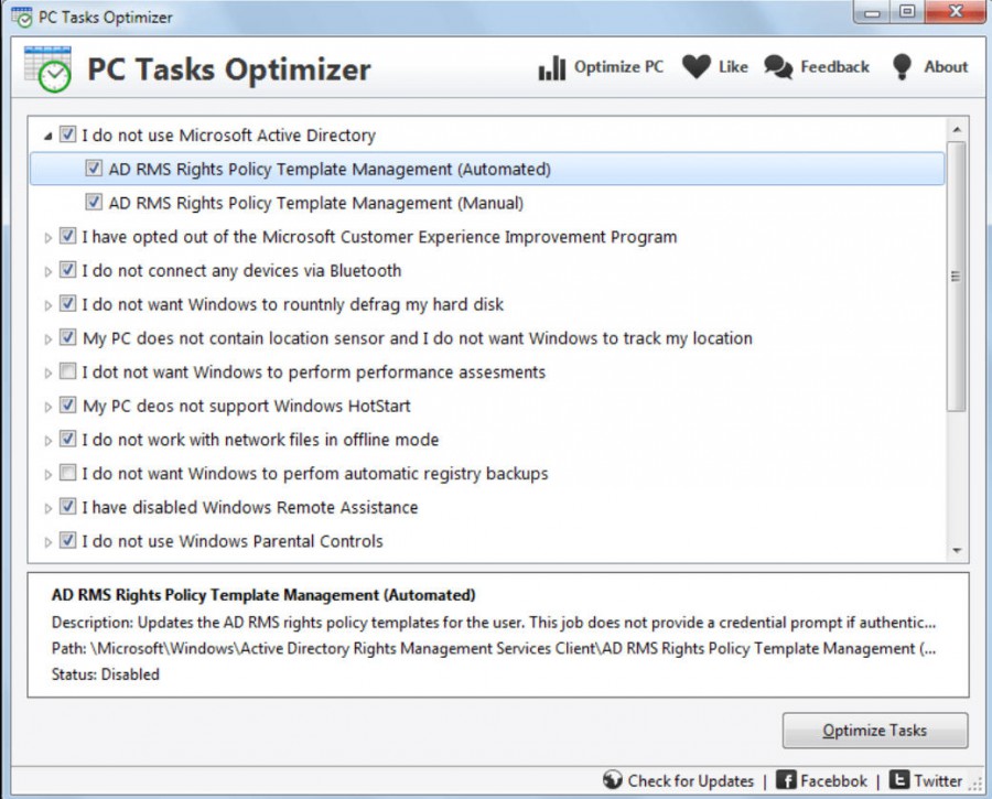 Easily tweak scheduled tasks with PC Tasks Optimizer - BetaNews