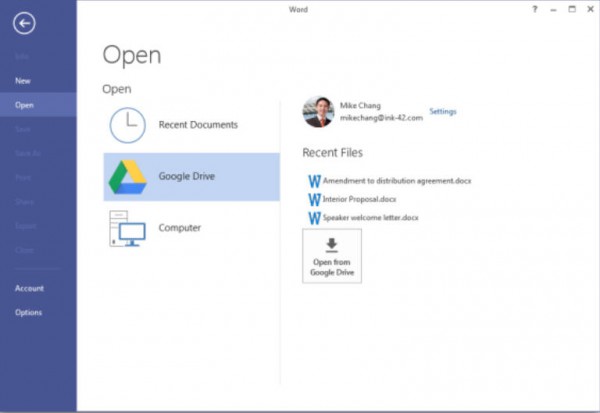 How to easily access Google Drive files from Microsoft Office - BetaNews