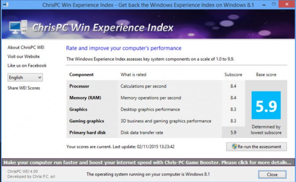 How to find the Windows Experience Index in Windows 8/ 10 - BetaNews