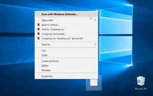 Delete the Scan With Windows Defender content menu entry from Windows 10 (Threshold 2) - BetaNews