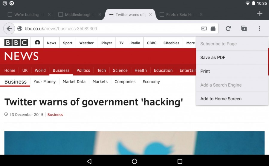 Firefox 44 adds H.264 video support on desktop, supports cloud printing ...
