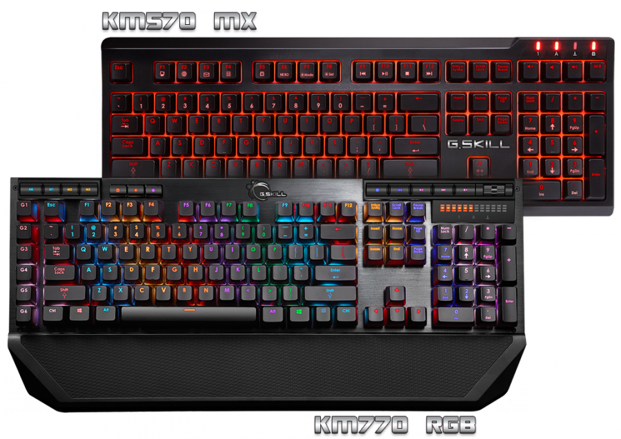 G.SKILL unveils RIPJAWS KM570 MX and KM770 RGB mechanical gaming ...