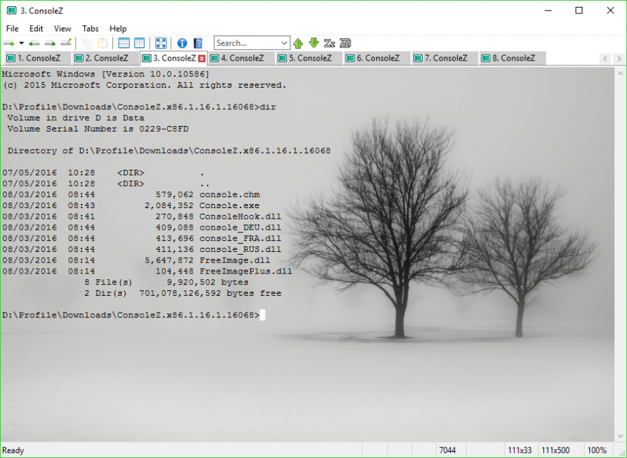 ConsoleZ adds tabs, visual styles and more to the command line - BetaNews