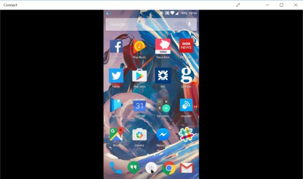 Use Windows 10 Anniversary Update's Connect app to cast your Android ...