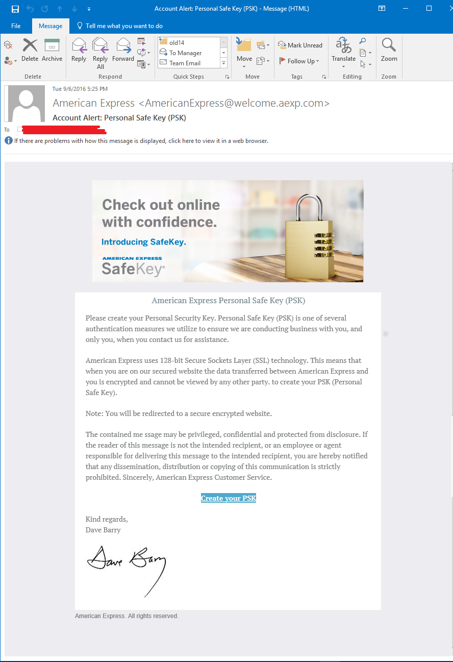 American Express customers phished using phishing prevention scam ...