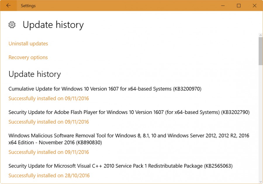 How to keep track of your Windows 10 update history - BetaNews