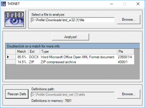 Identify mystery file types with TrID-Net - BetaNews