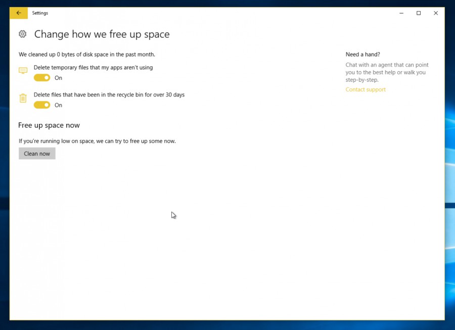 How to automatically free up disk space in Windows 10 Creators Update ...