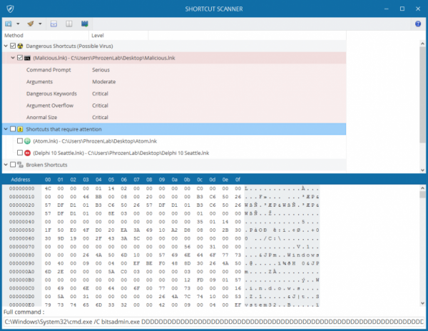 Check your PC for malicious shortcuts with Shortcut Scanner - BetaNews