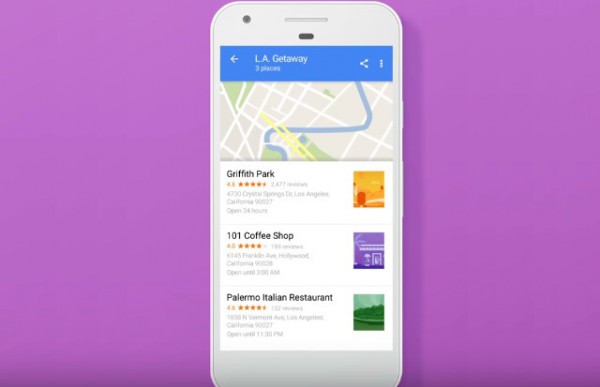 Google Maps for iOS and Android gains Lists to save and share your ...
