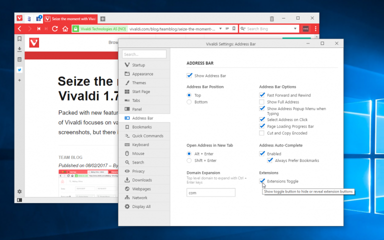 Vivaldi introduces flexible screenshot tool, universal mute option for ...