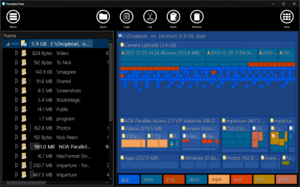 TreeSize Free 4.0 unveils new hierarchical tree map view, modernizes ...