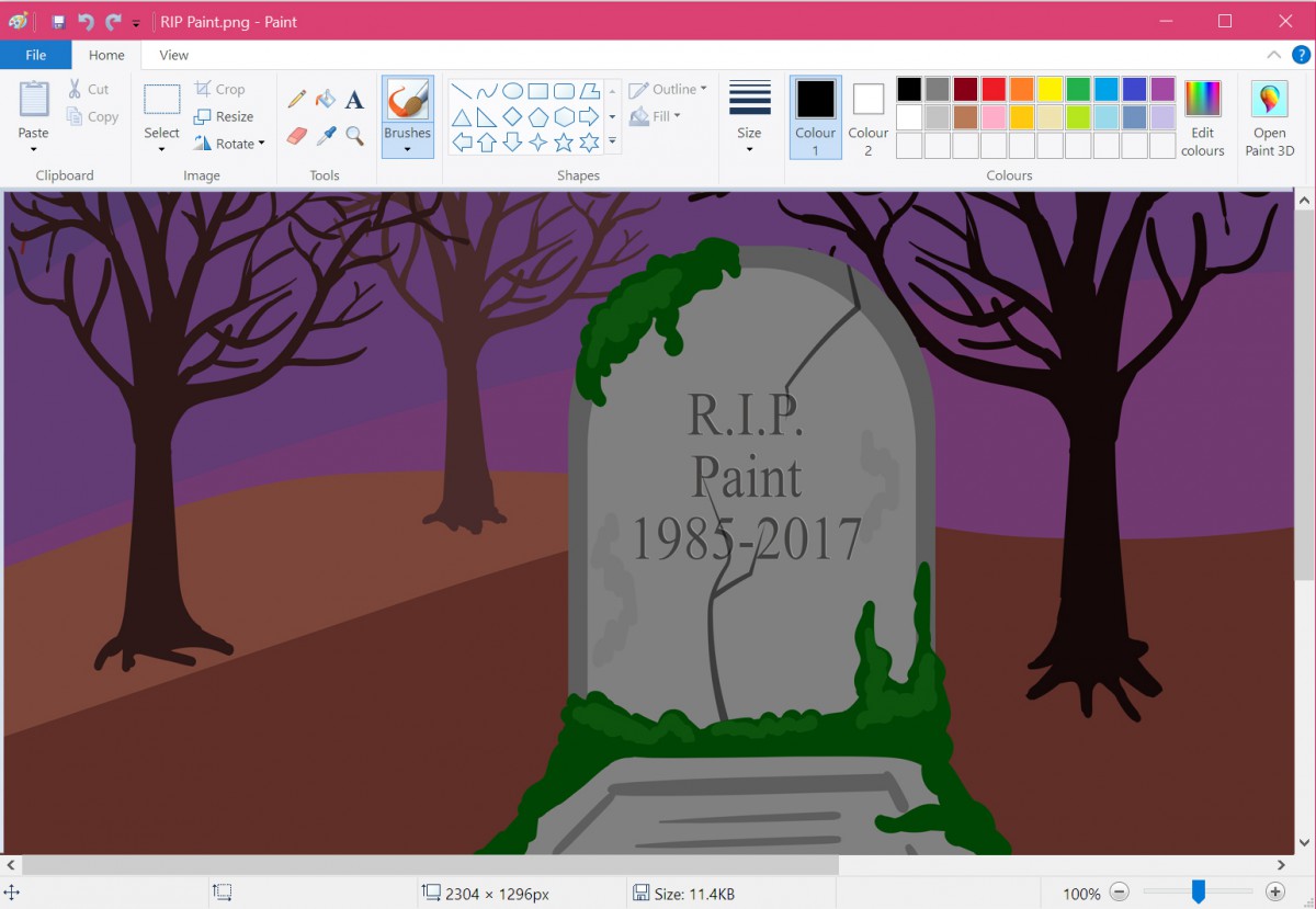It's the end of the line For Windows Paint as Microsoft finally kills ...
