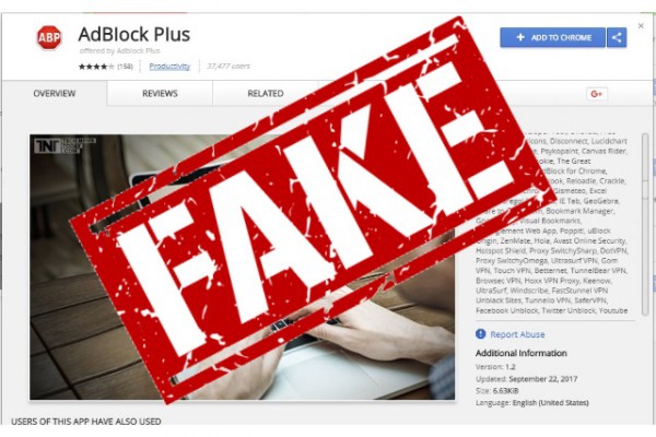 Fake Adblock Plus extension fools thousands of Chrome users - BetaNews