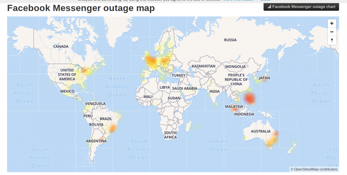 Spotty downtime hits Facebook Messenger worldwide - BetaNews