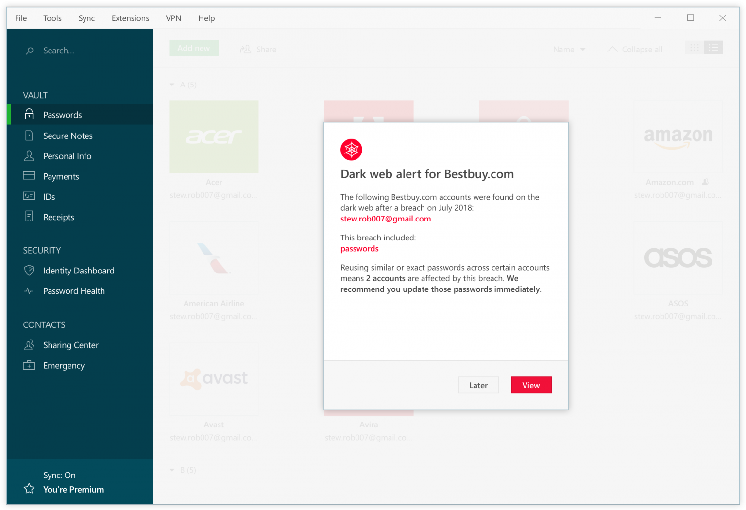 Dashlane 6 adds an identity dashboard to help users understand their ...