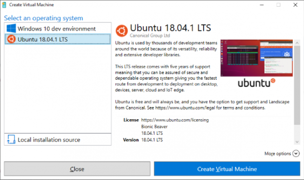 Microsoft and Canonical release Ubuntu Linux virtual machine image for ...